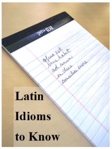 Latin Idioms to Know – Learn Church Latin