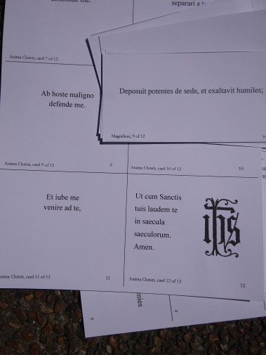 Very Easy Latin Memory Work – Learn Church Latin