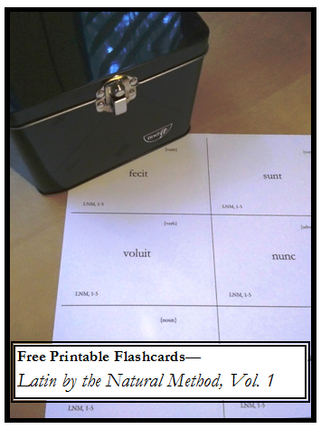Printable Flash Cards: LNM Lessons 1-10 – Learn Church Latin