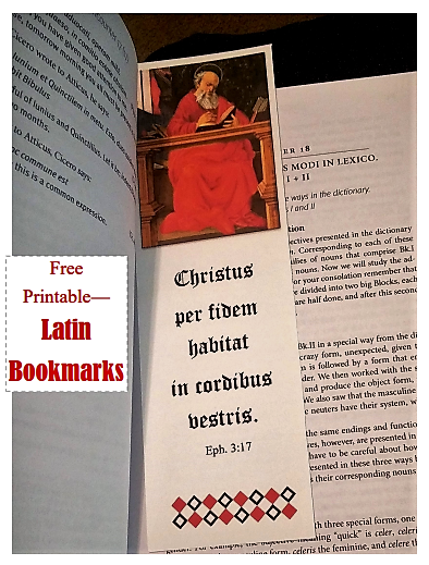 Bookmarks for Your Church Latin Textbook: Free Printable – Learn Church ...