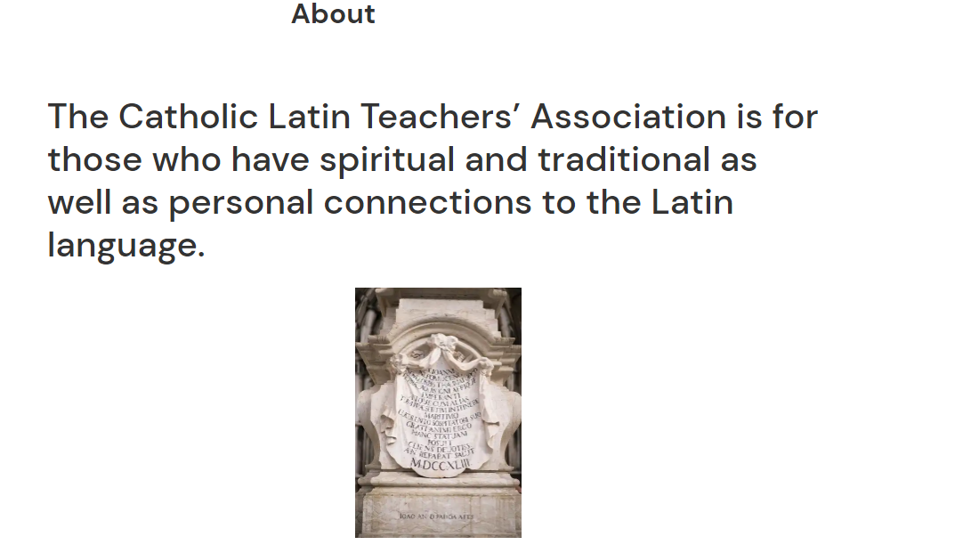 New Site for Catholic Latin Teachers – Learn Church Latin