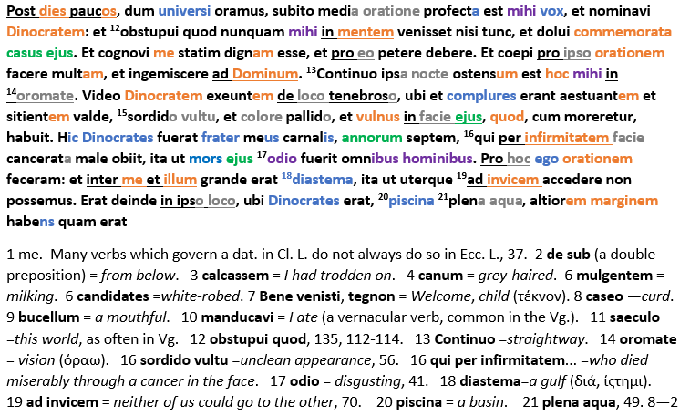 Reading Practice I: Visiones Perpetuae – Learn Church Latin