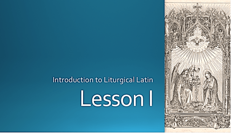 Beginner – Learn Church Latin